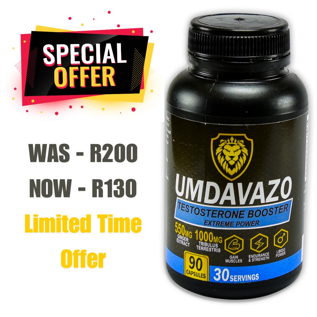 Umdavazo Testosterone Booster – 90 Capsules – Umdavazo