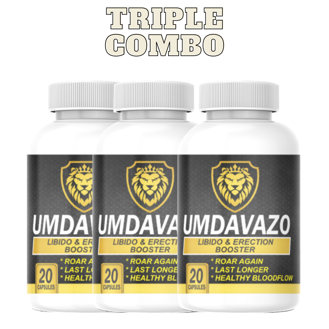 3 Bottles x 20’s Umdavazo Libido & Erection Booster – Umdavazo