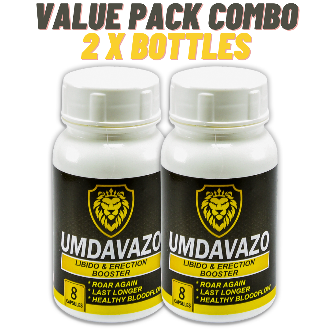 2 x Bottles Umdavazo Libido & Erection Booster 8’s – Umdavazo