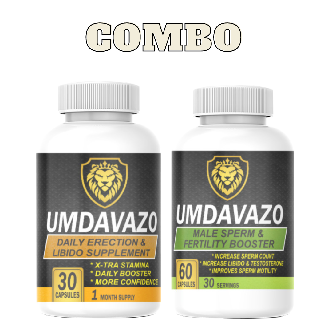 2 Bottles – Umdavazo Daily Erection & Libido Supplement – Umdavazo